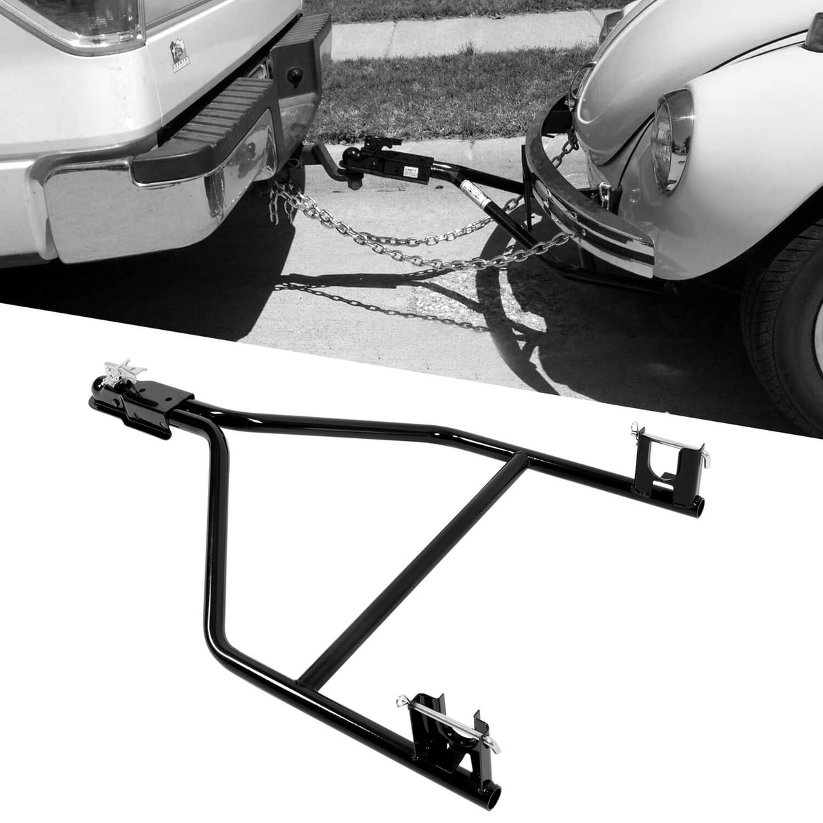 YIKATOO Fits 1950 1978 Volkswagen Beetle Karmann Ghia Thing Tow Bar 1