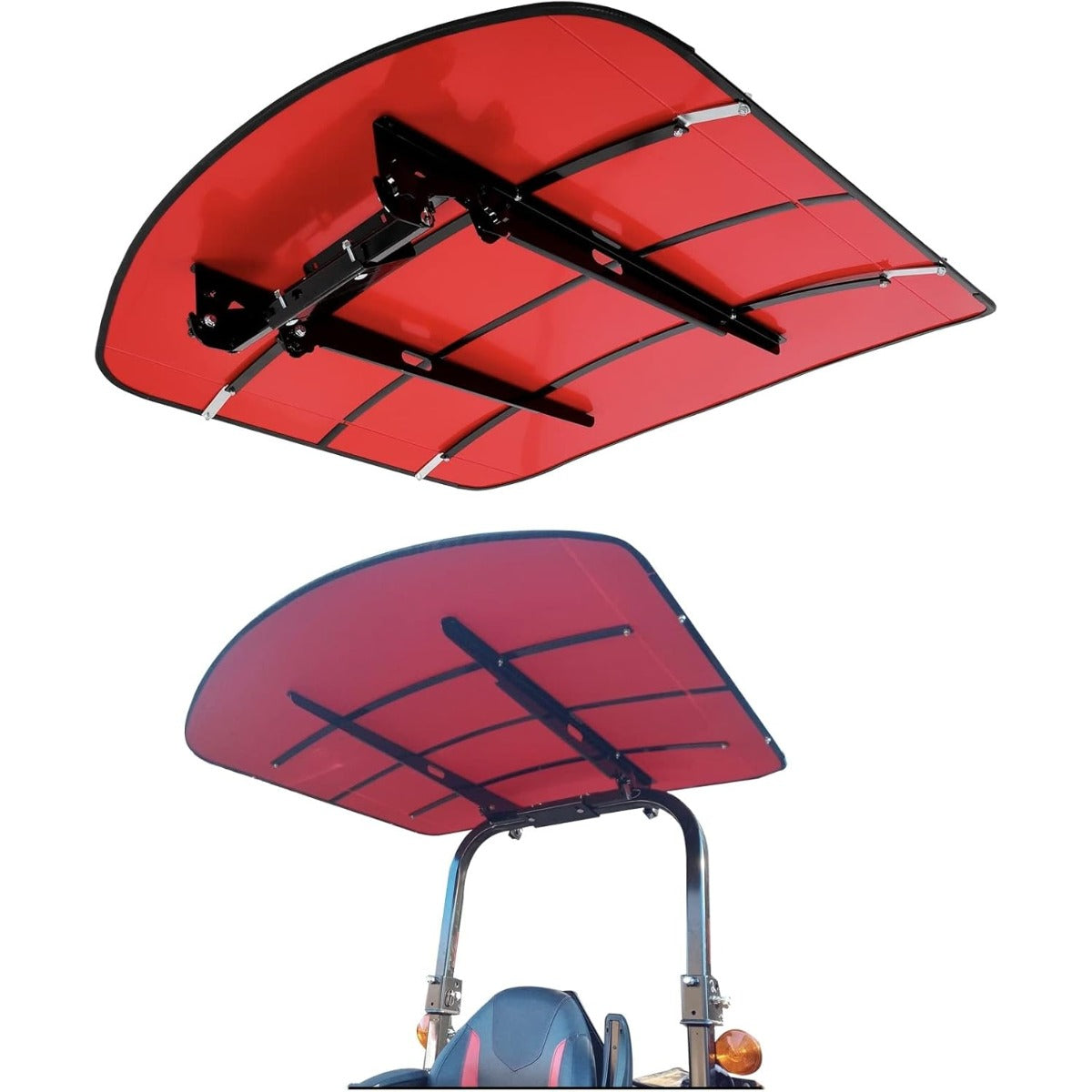 Tractor Canopy for ROPS 48-3/8" X 48-3/8" - Red Rops Canopy f – Yikatoo