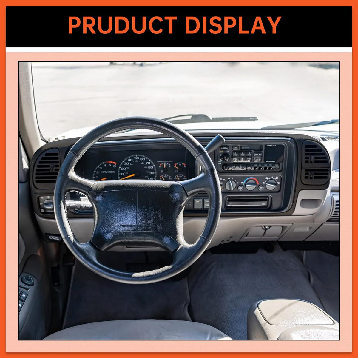 Dashboard Radio Panel Compatible with 1995-1999 Chevy Chevrolet GMC C1 ...